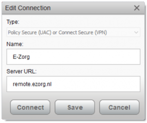Remote Access – Ivanti profiel toevoegen – E-Zorg Kennisbank